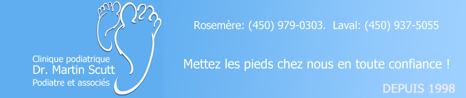 Clinique podiatrique Rosemere et Laval-accueil
